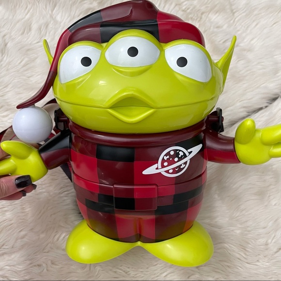 Disney | Holiday | Disney World Toy Story Alien Buffalo Plaid Popcorn ...